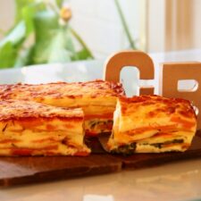 Vegetarian Rainbow Veggie Stack 1 - Cooking Blog