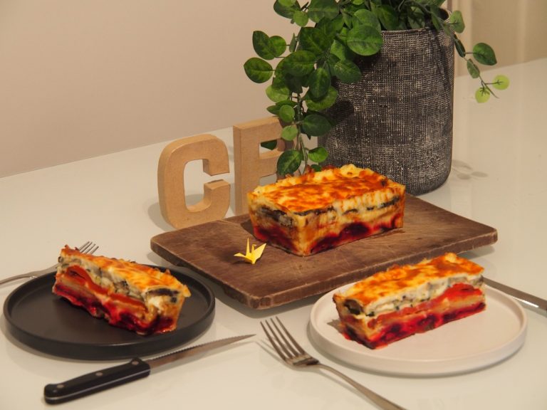 Vegetarian Rainbow Veggie Stack 2 - Cooking Blog